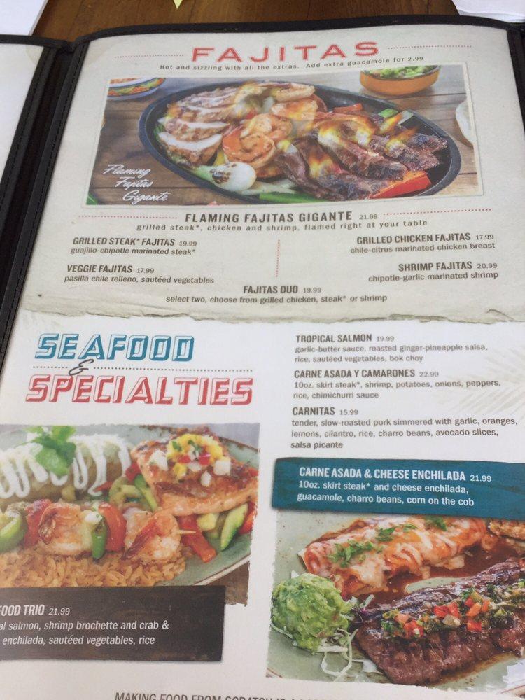 Menu at Acapulco pub & bar, Long Beach, E Pacific Coast Hwy