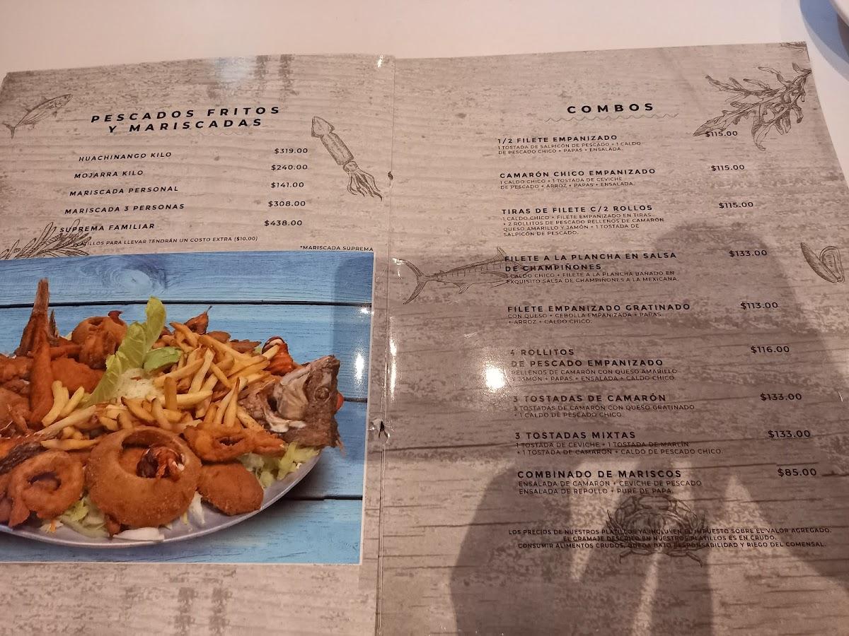 Carta del restaurante El Calamar del Monterrey (Suc. Concordia), Apodaca