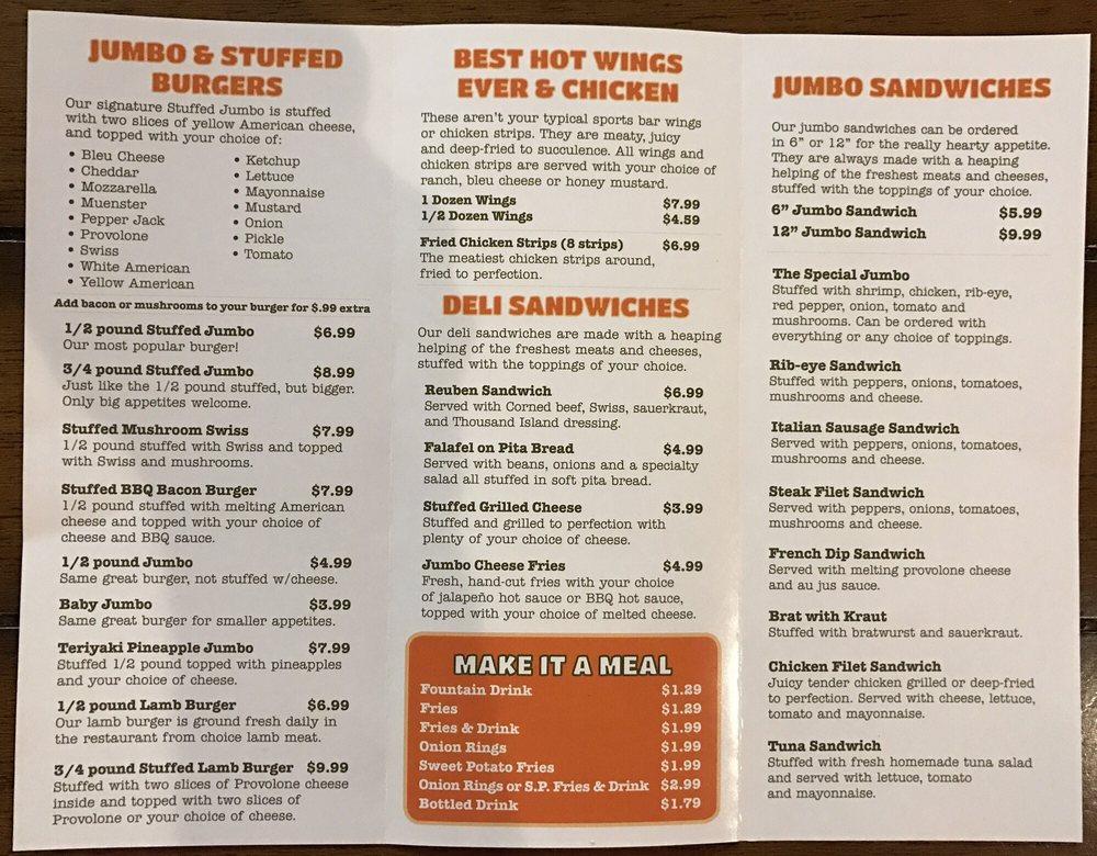 Menu at Jumbo & Delicious restaurant, Hendersonville, Imperial Square ...