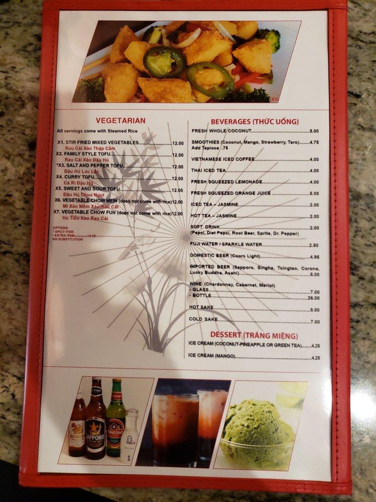 Carta del restaurante Lá Mint - Vietnamese Kitchen, Reno