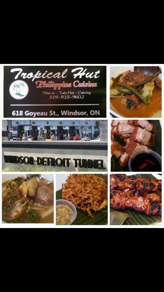 Carta del restaurante Tropical Hut Philippine Cuisine, Windsor