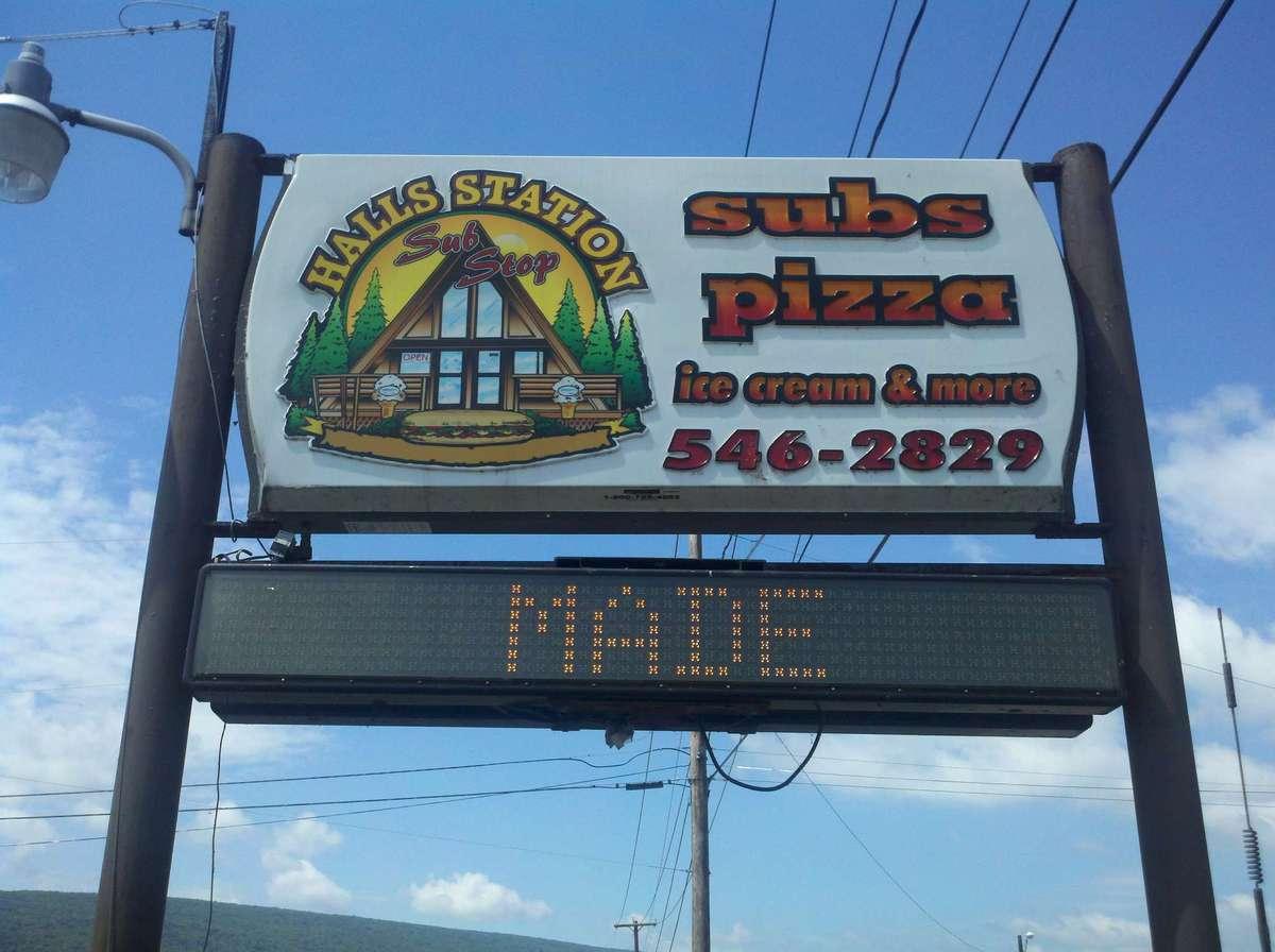Halls Station Sub Shop in Muncy - Restaurant menu and reviews