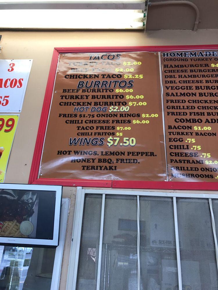 Menu at Ms Ruby's Bakery, Inglewood