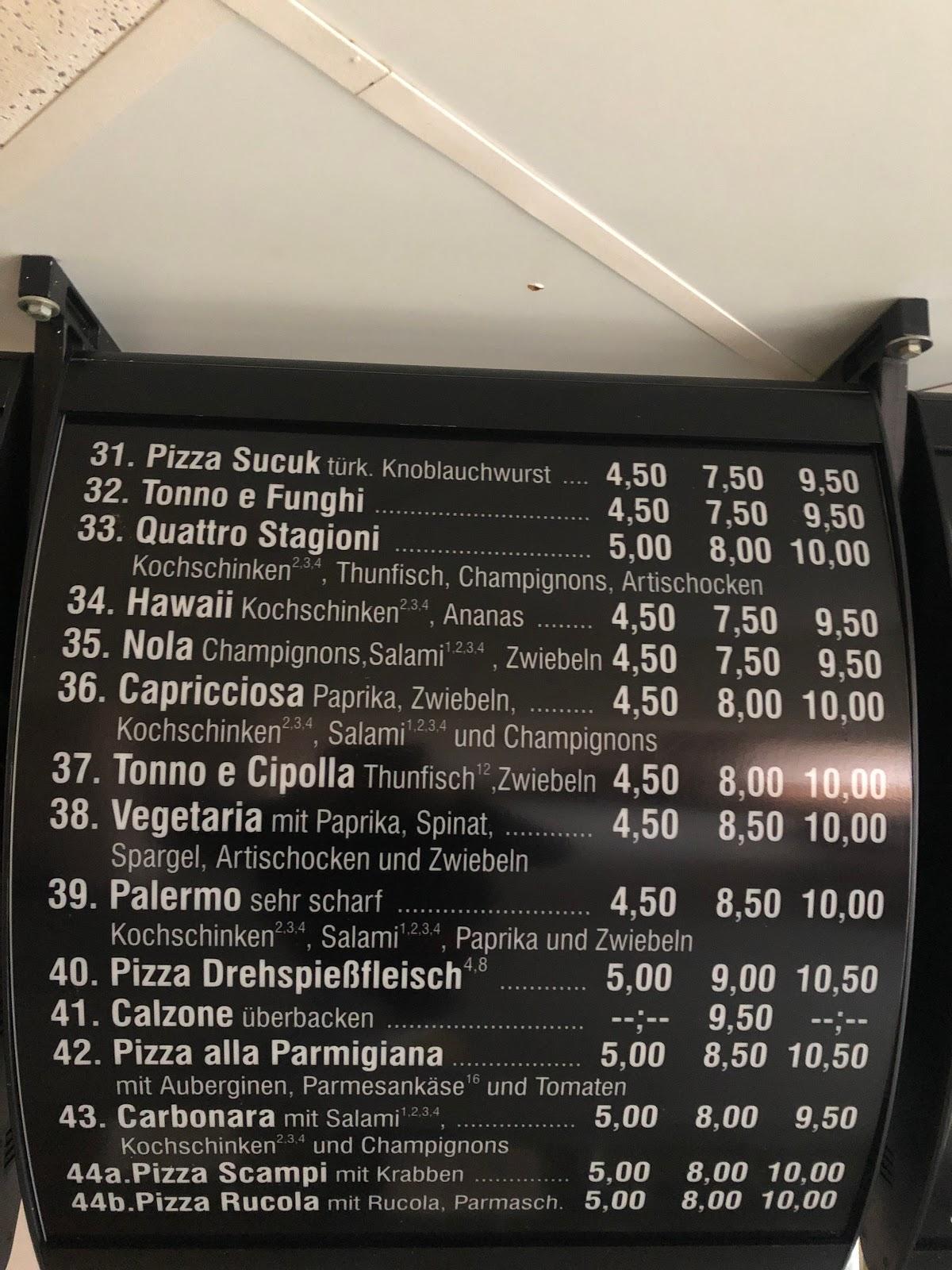 Menu at Baran, Kleve
