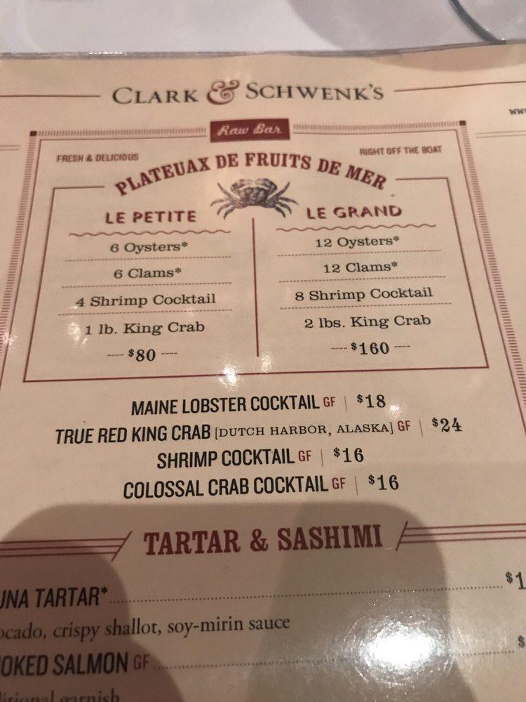 Menu at C&S Seafood & Oyster Bar, Atlanta, Cobb Pkwy SE
