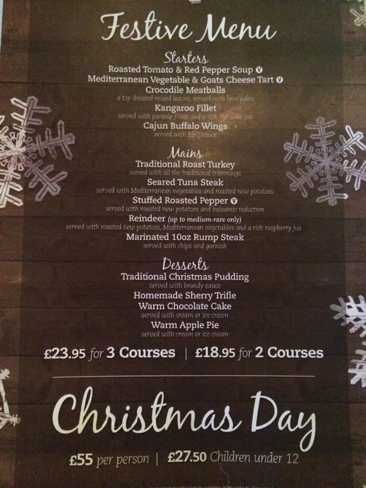 Menu at The Red Lodge Steakhouse & Bar, Red Lodge