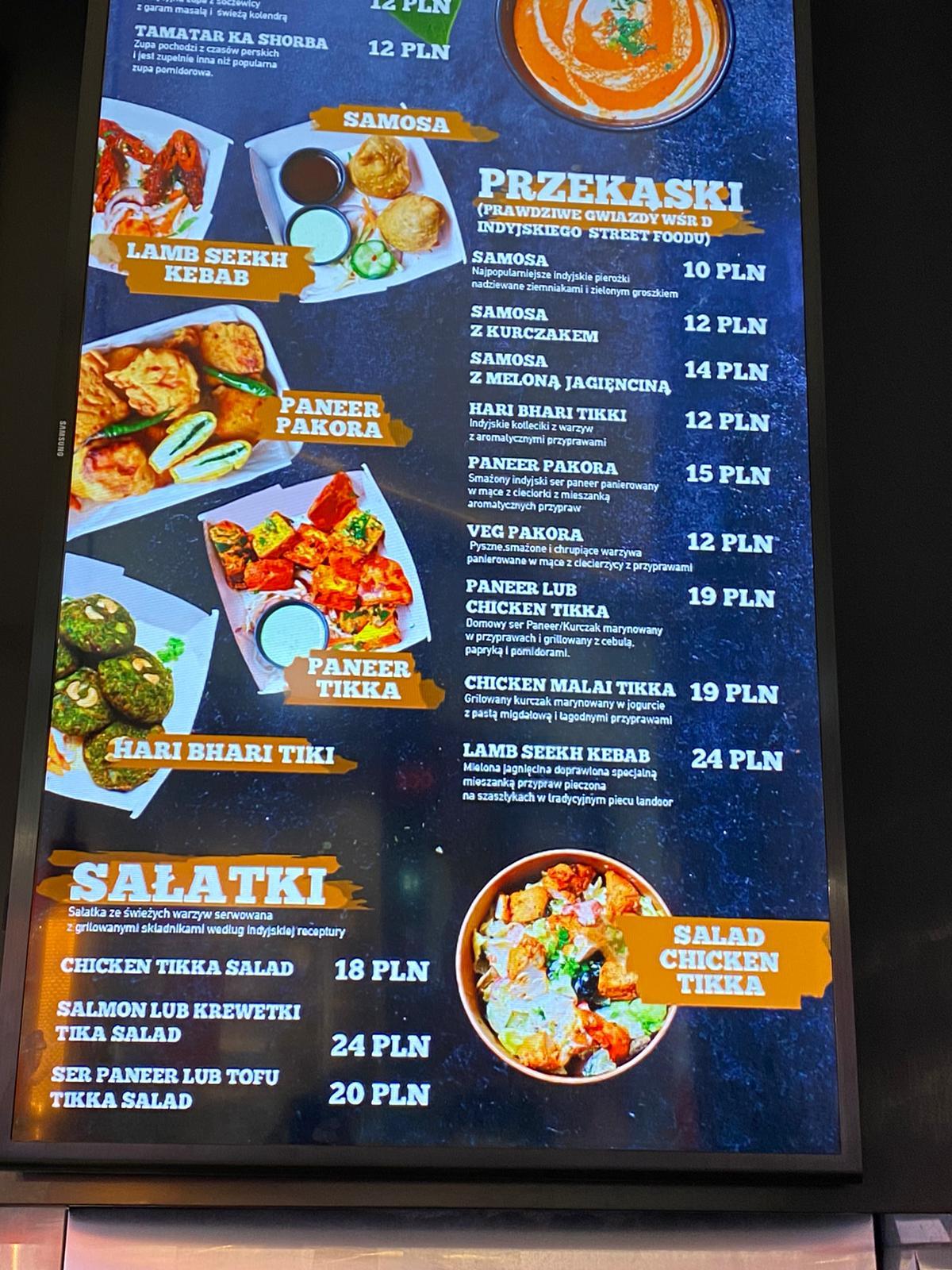 Menu at Indian Taste Express restaurant, Janki