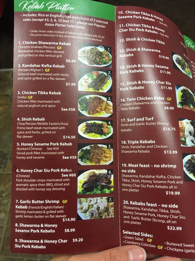 Menu at Kebab Hut - Rexburg steakhouse, Rexburg