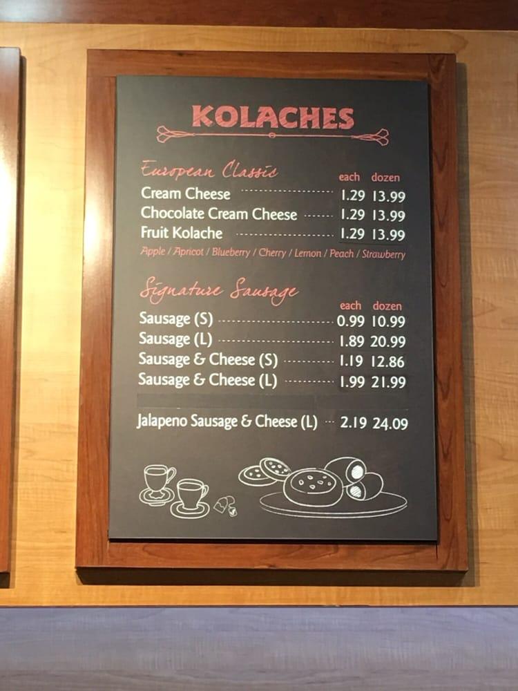 Menu at Orion Donut & Kolache, Frisco