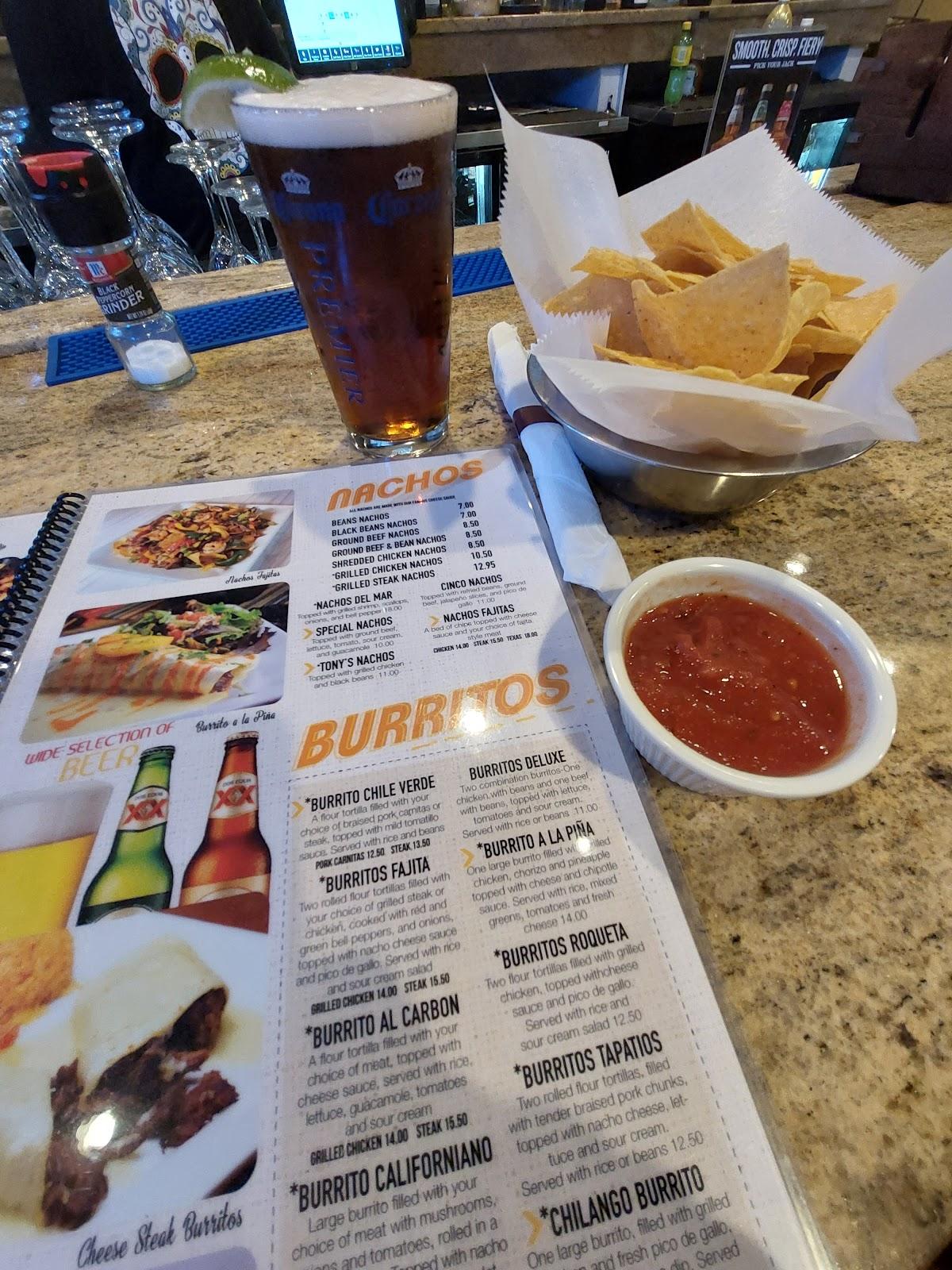 Menu at Cinco Mexican Grill and Bar, Bluffton