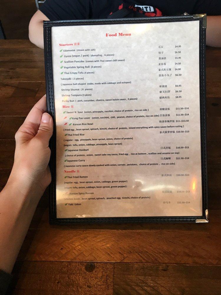 Menu at 107 Taste restaurant, Miami