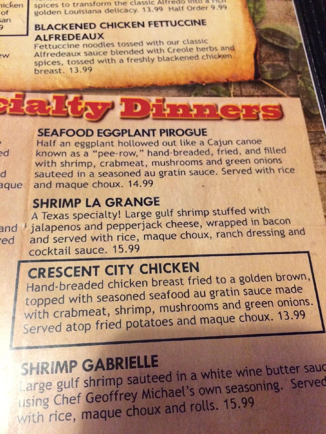 Menu at Buzzard Billy's pub & bar, Waco, 100 Jack Kultgen Freeway