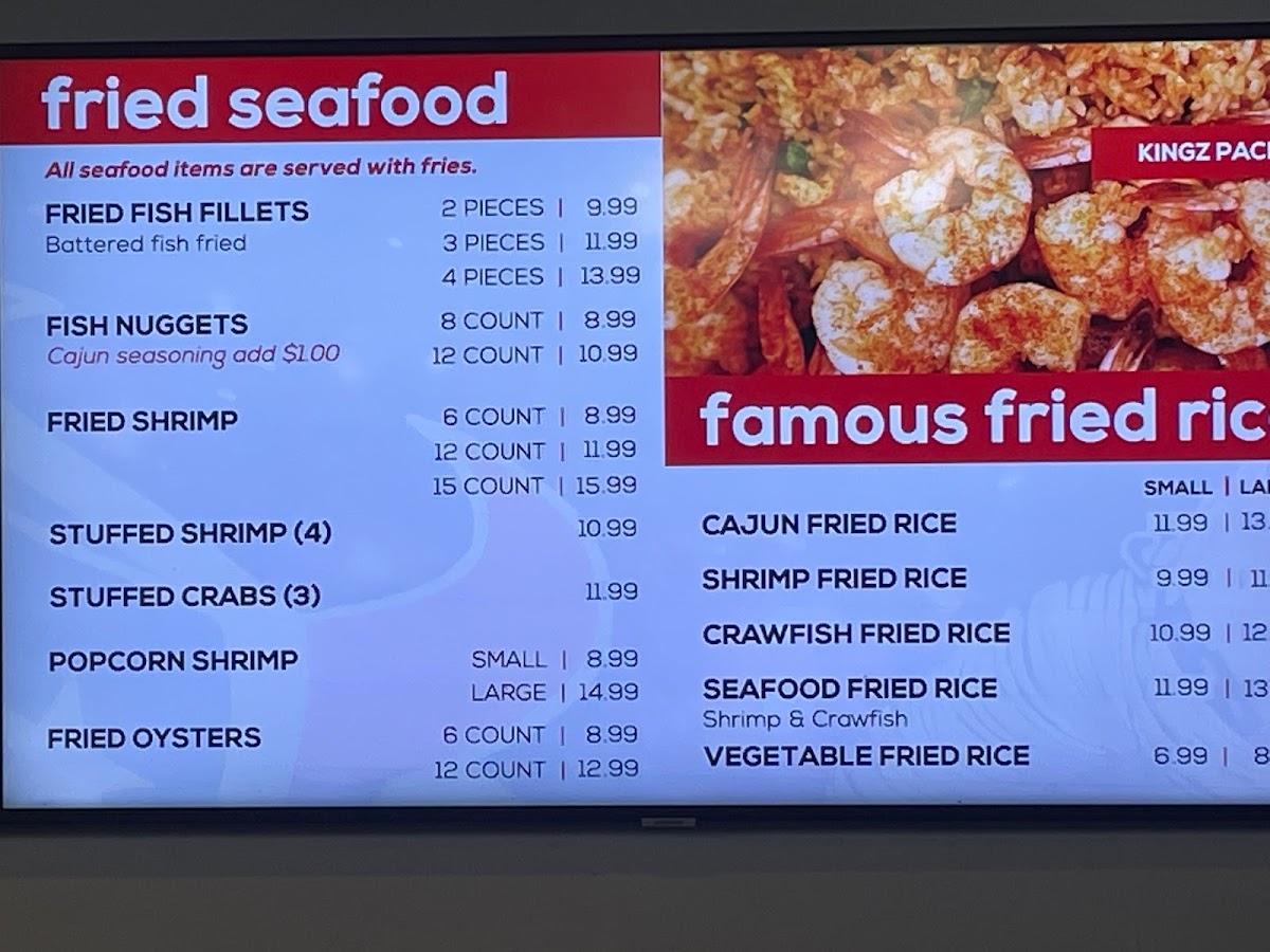 Menu at Swamp Kingz pub & bar, Houston
