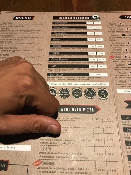 Menu at Brickson's Urban Kitchen + Bar, Ciudad Apodaca