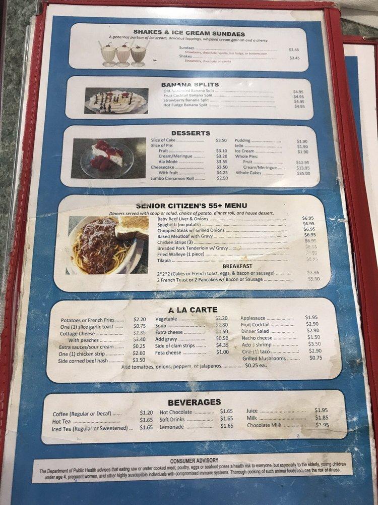 Menu at Riverside Family Restaurant 2, Oskaloosa