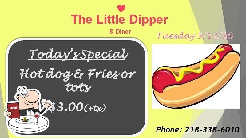 The Little Dipper And Diner in Parkers Prairie - Restaurant menu and ...
