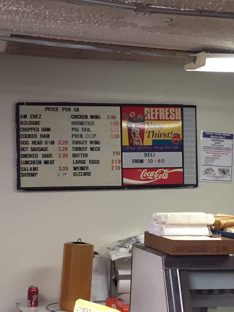 Carta de Triplet's Food Mart, Baton Rouge
