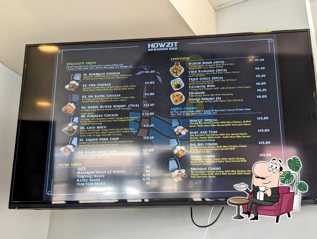 Howzit Hawaiian BBQ, Lincoln - Restaurant menu, prices and reviews