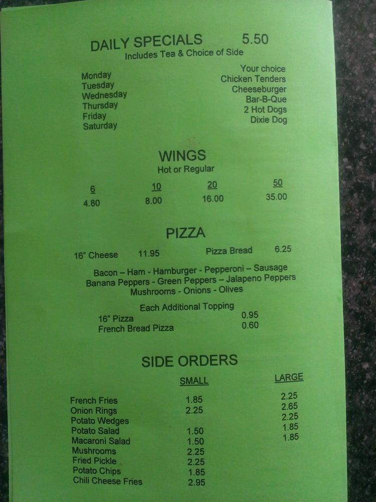 Menu at Dixie Grill & Grocery restaurant, Charlotte
