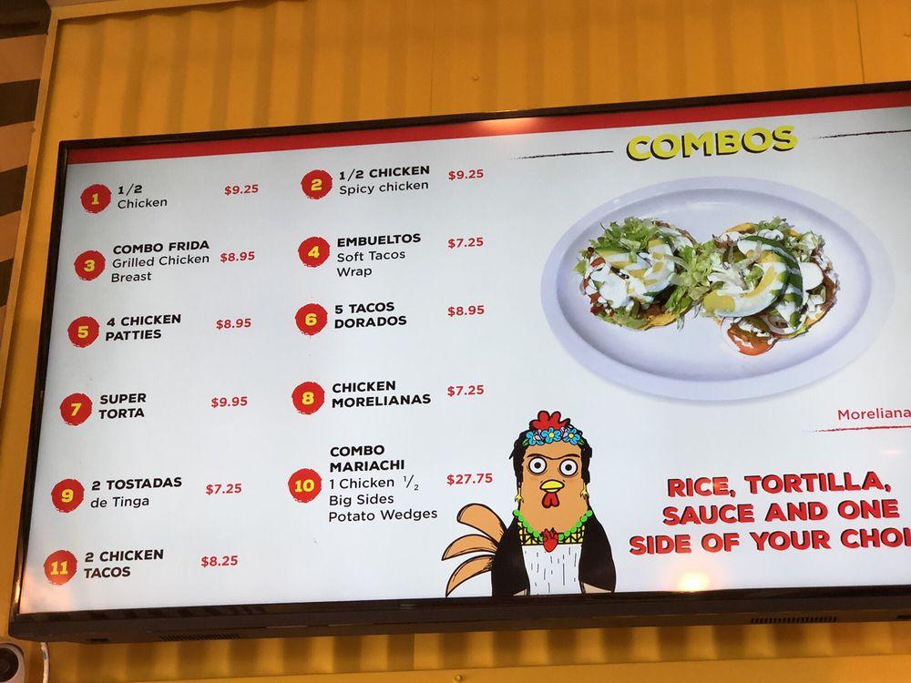 Menu at El Pollo Tote Mexican Grill restaurant, Omaha