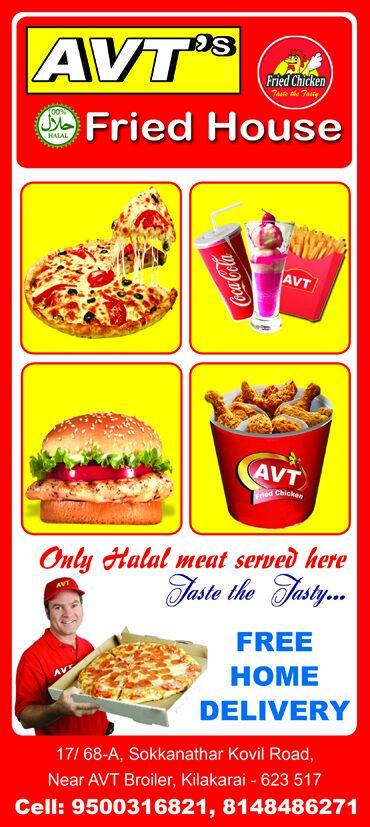 Menu at AVT Fried Chicken, India