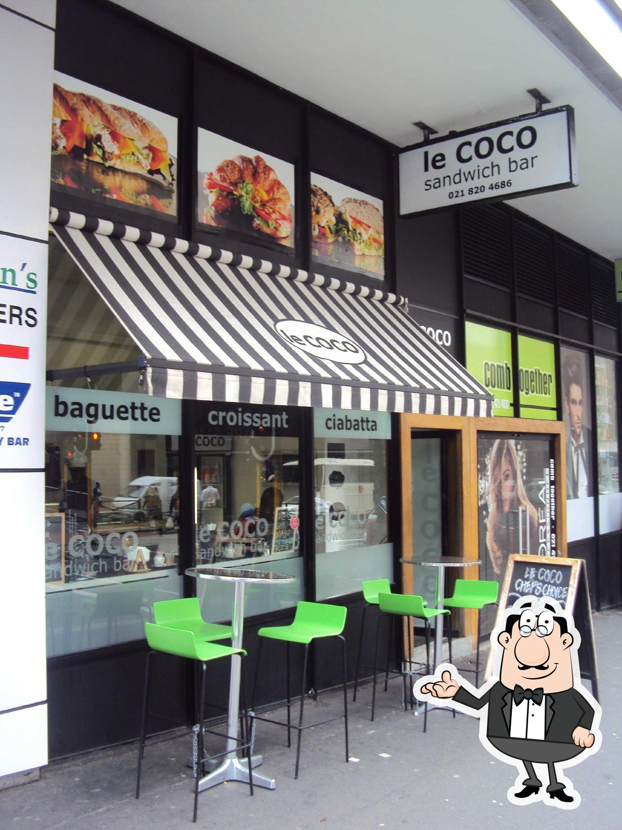 Le Coco Sandwich Bar, Kapstadt - Restaurant Menü