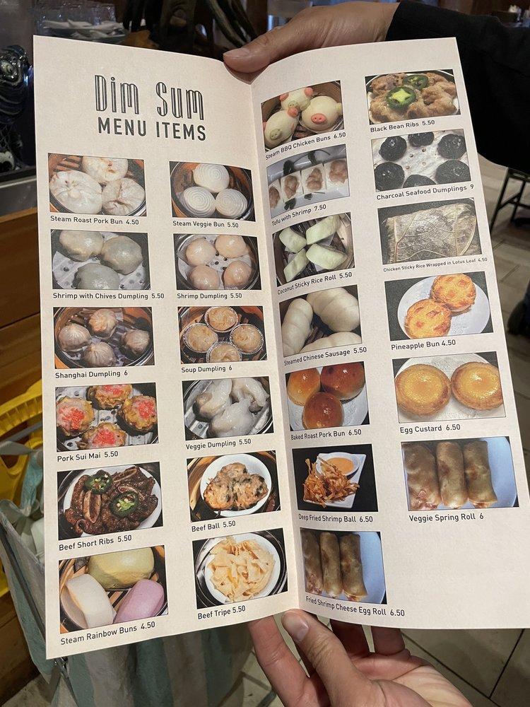 Menu at Red Sugar Dim Sum restaurant, Bozeman