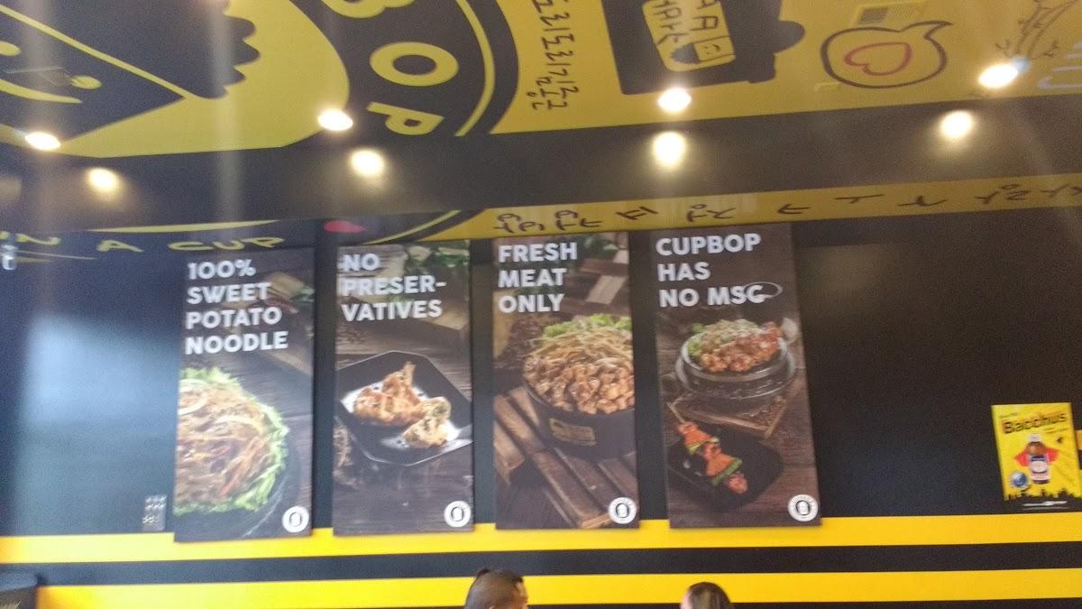 Menu at Cupbop - Korean BBQ in a Cup, American Fork