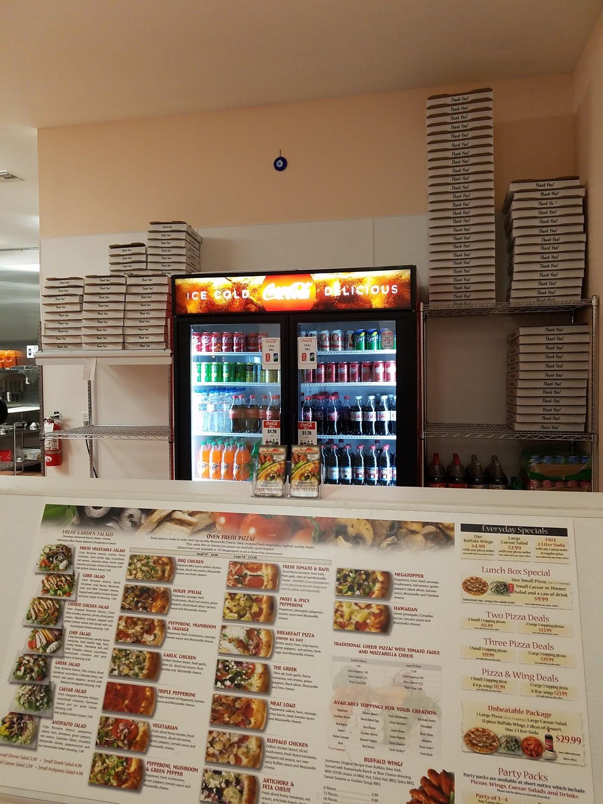 Menu at Megatoppers Pizza Joint pizzeria, Bullhead City