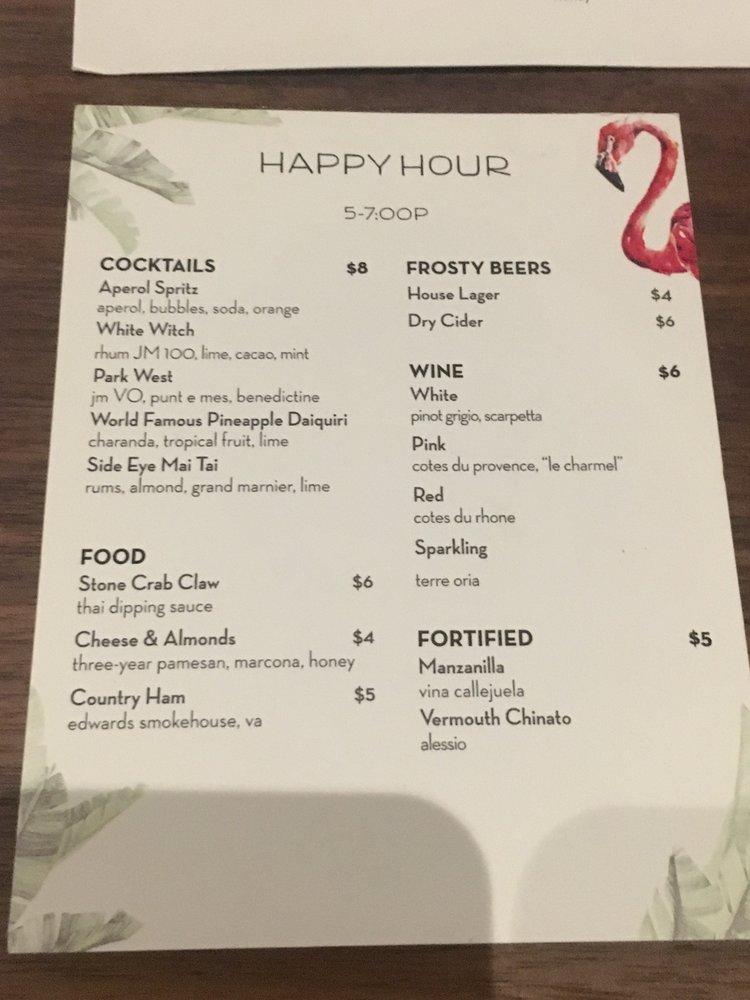 Menu at Jaguar Sun pub & bar, Miami