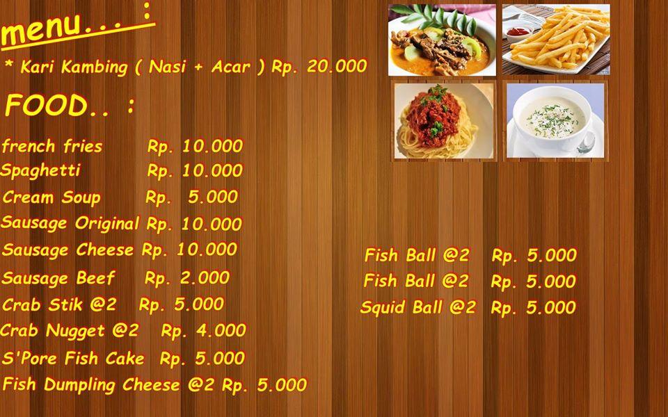 Menu at Kedai Ka Is restaurant, Tangerang