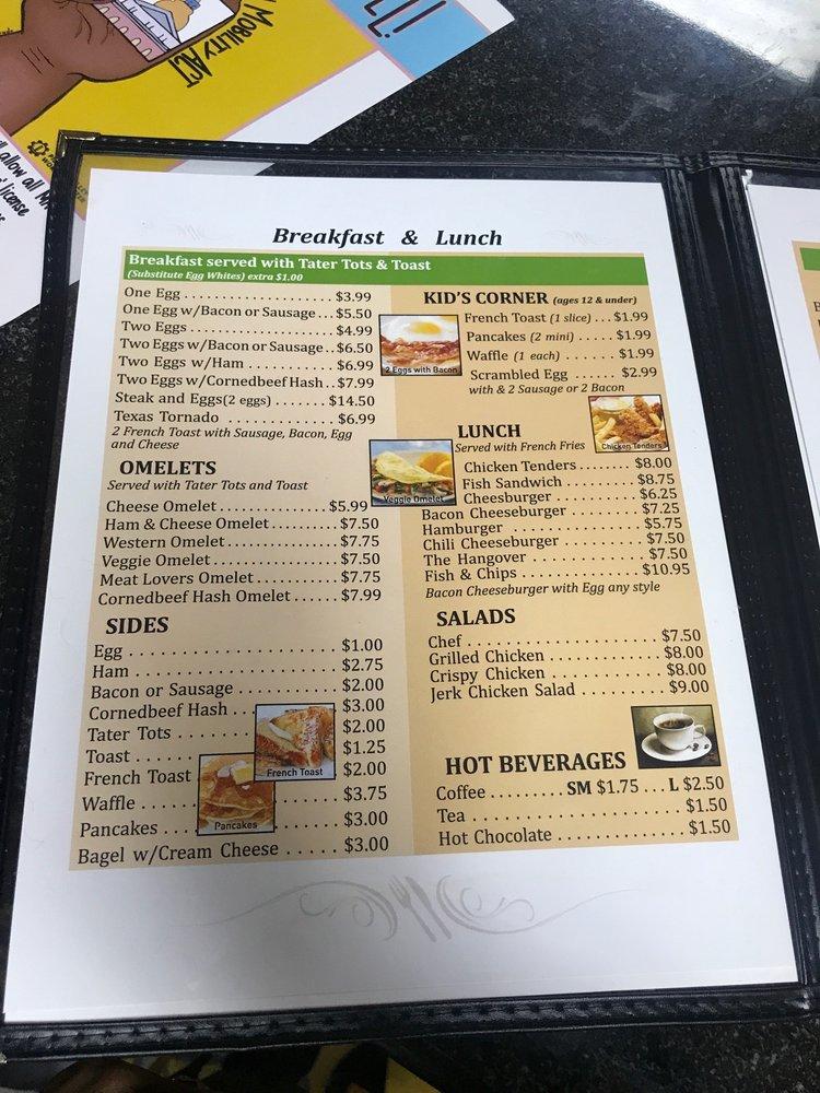 Menu at Hazel's Kitchen restaurant, Chicopee