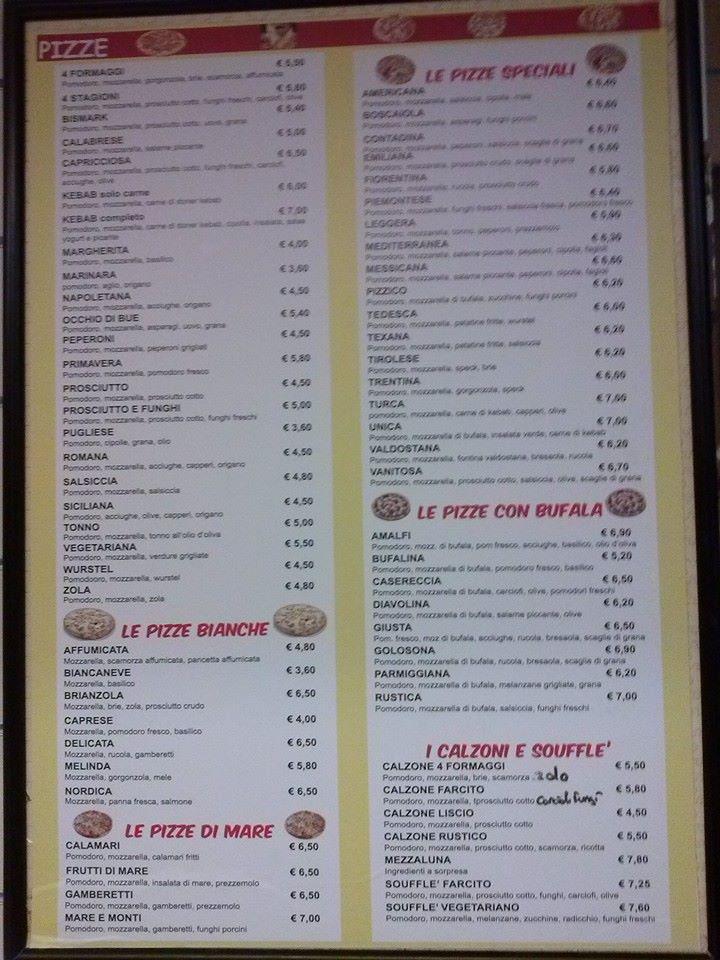 Menu at Istanbul Kebab - Pizza pizzeria, San Vittore Olona