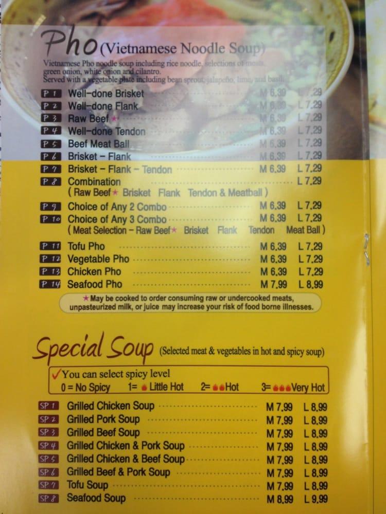 Menu at Pho Ever & Wok restaurant, Puyallup, Canyon Rd E Ste 47
