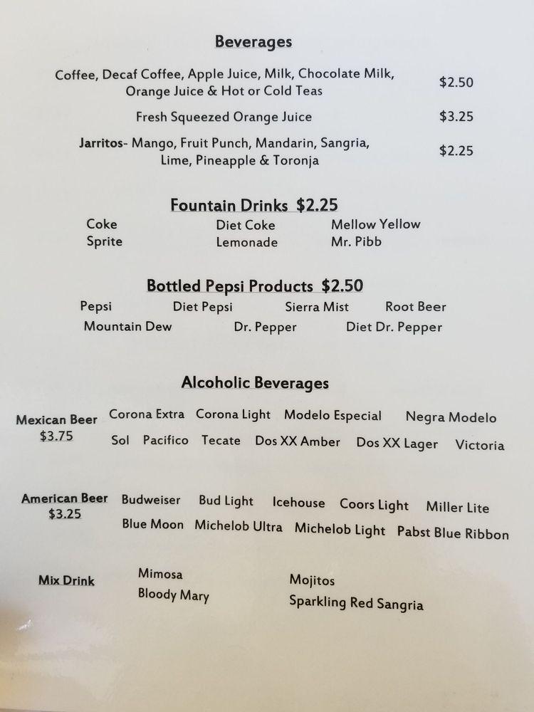 Menu at Sur 81 restaurant, Marion, VA-16