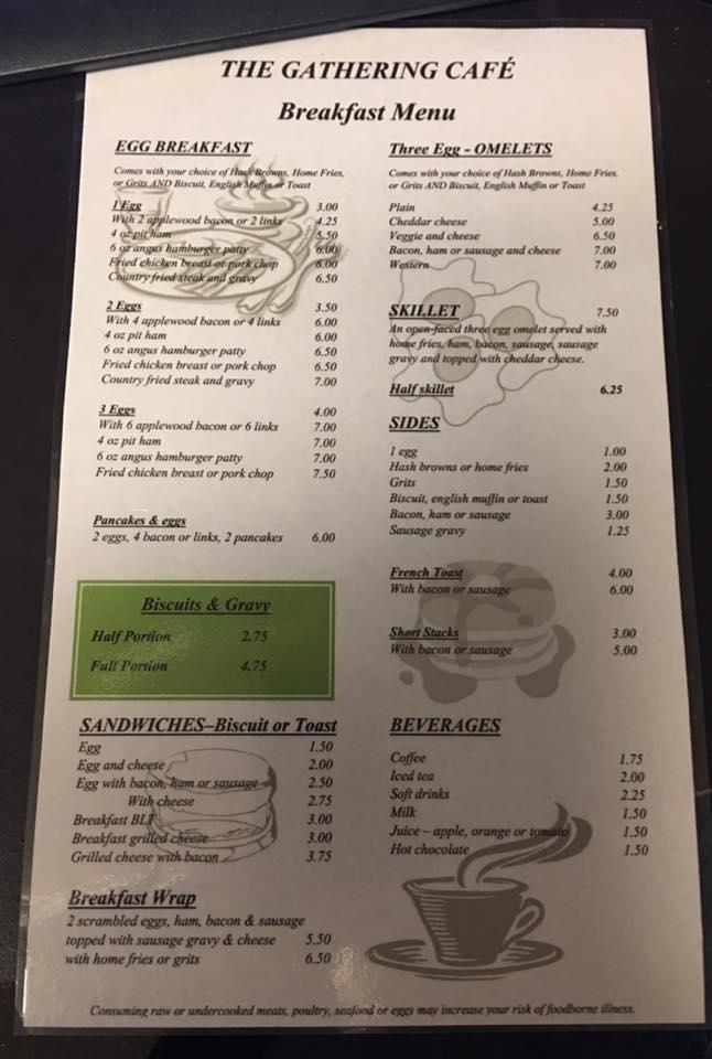 Menu at The Branford Gathering desserts, Branford