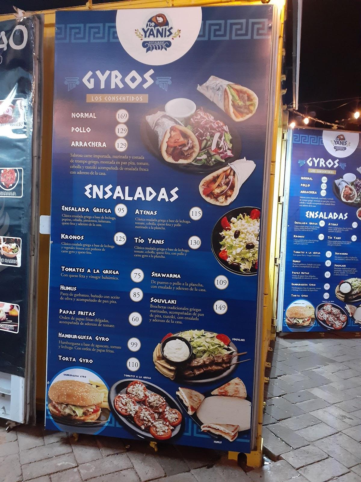 Menu at La Terminal Food Park restaurant, Culiacán
