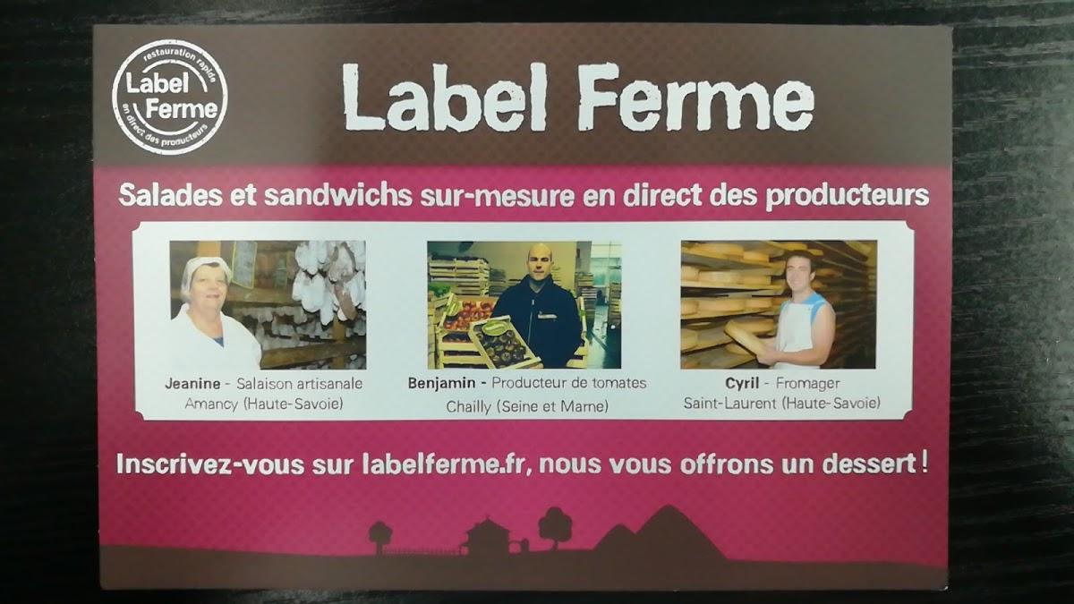 Label Ferme restaurant, Paris, 1 Av. Myron Herrick - Restaurant reviews