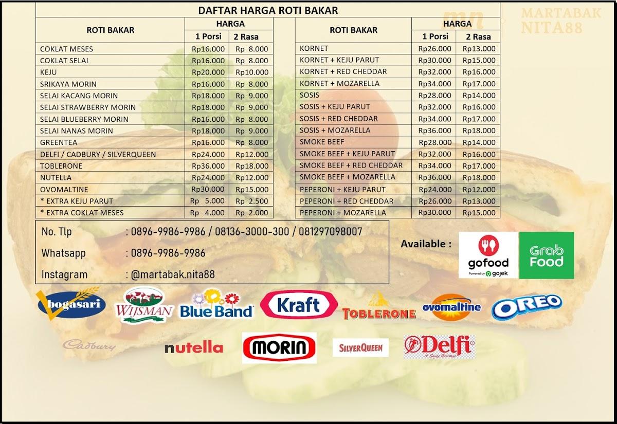 Menu at Martabak Nita 88 restaurant, Bekasi Regency