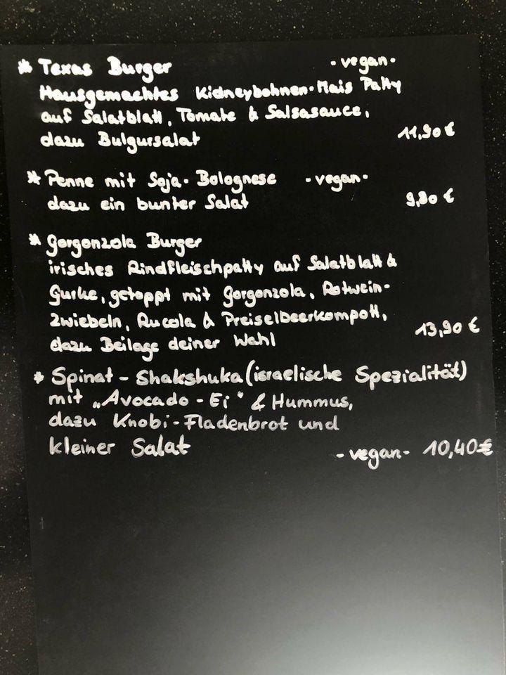 Menu at Patchwork restaurant, Kulmbach