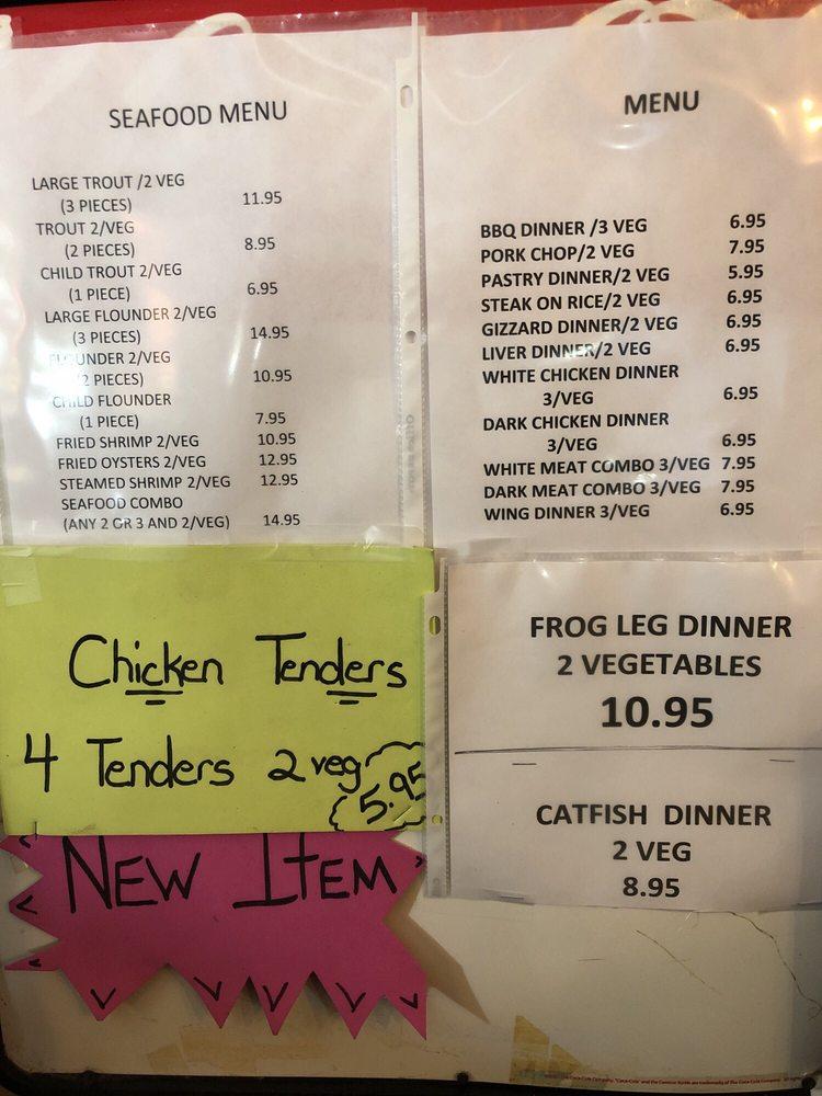 Menu at Doug Sauls BBQ and Seafood, Nashville