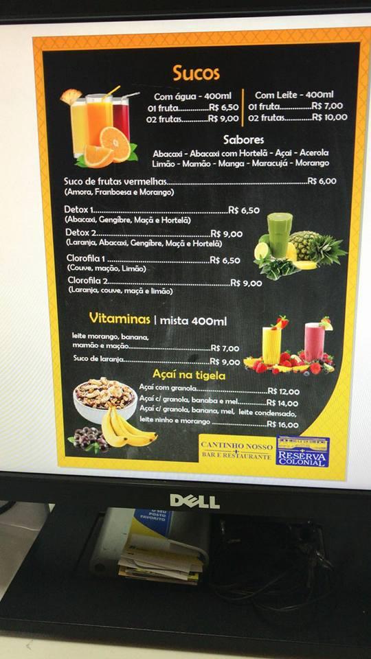 Carta de Reserva Bar, Valinhos