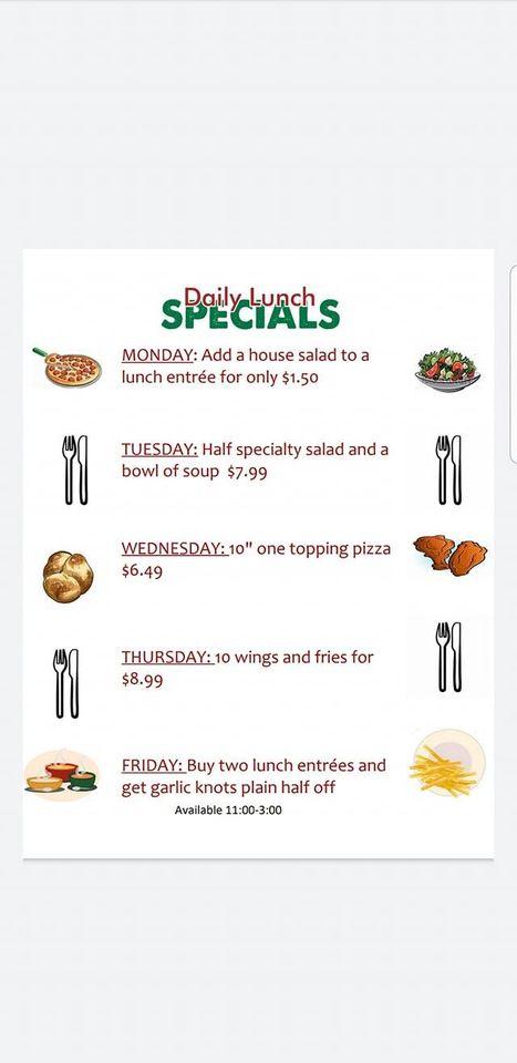 Menu at The Black Olive- Elizabethton pizzeria, Elizabethton