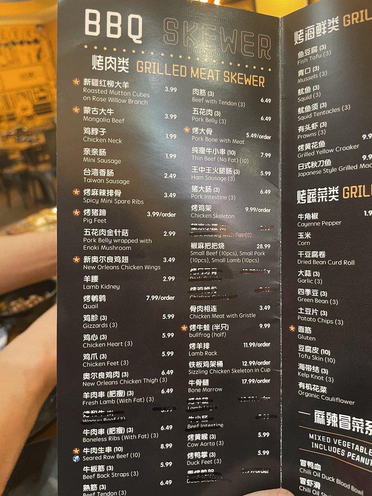 Menu at Friendship BBQ, Virginia Beach