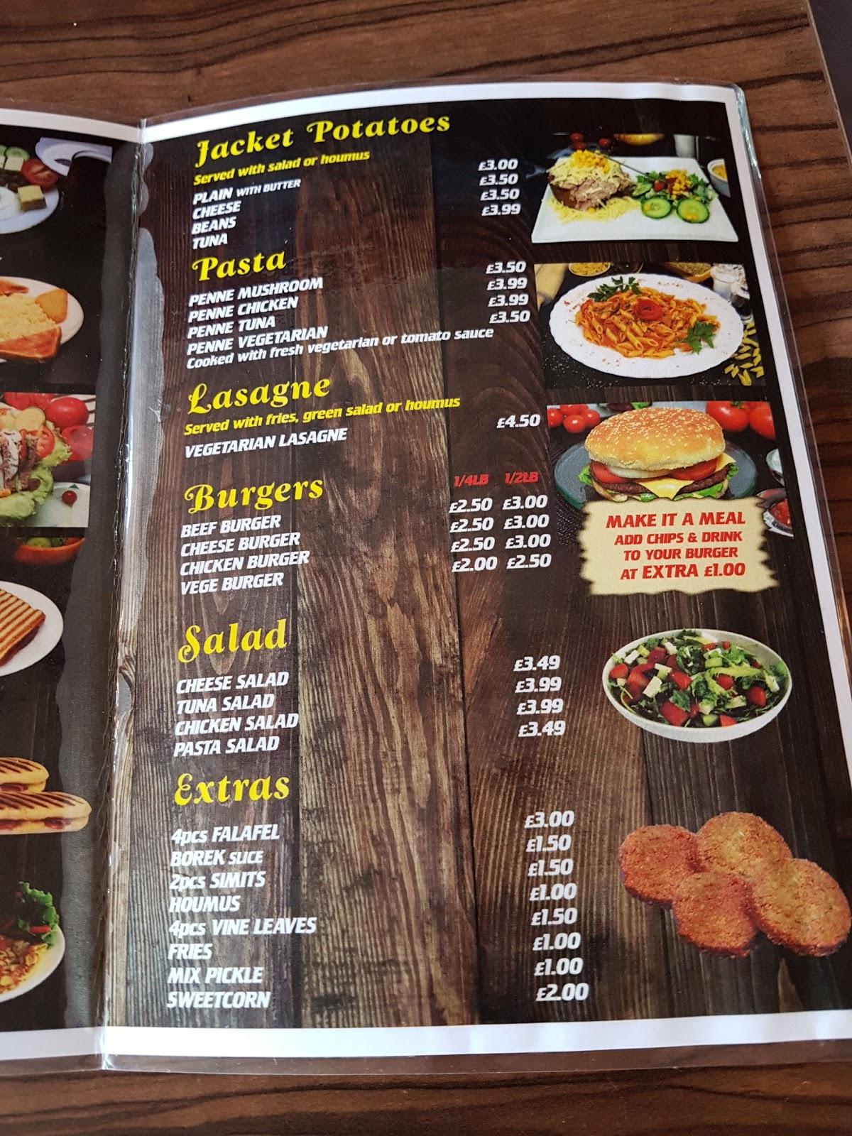 Menu at Istanbul Premier Café Restaurant, Manchester, Unit 2 12 Burnage Ln