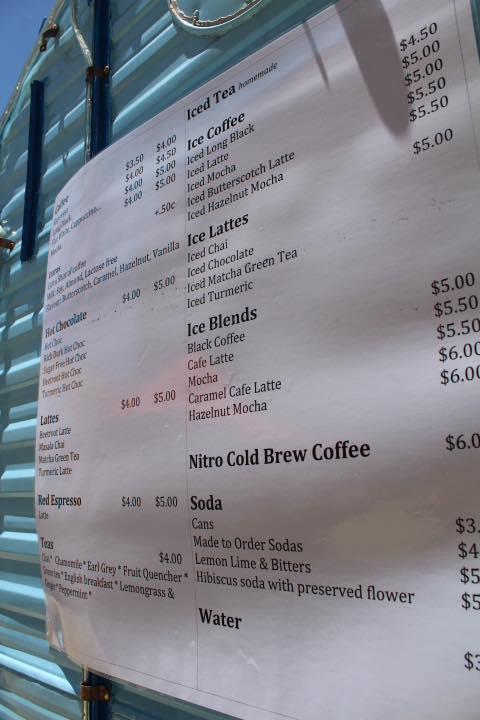 Menu at Just Brewed, Peppermint Grove