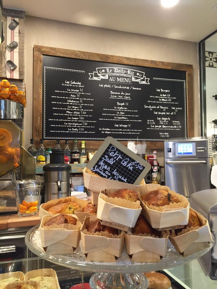 Menu at Le Daily-Ric cafe, Nice