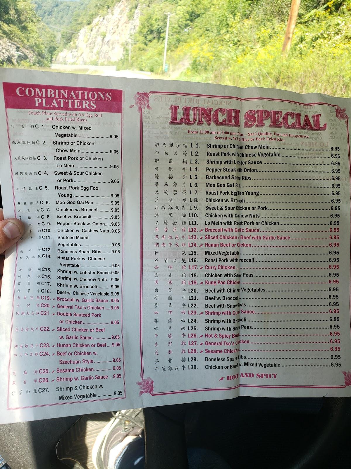 Menu at Handy Kitchen restaurant, Weber City, 192 US-23