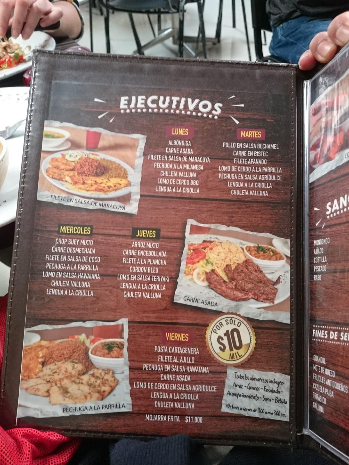 Carta de Restaurante Chulas 93, Barranquilla, Cl. 93 #43-73