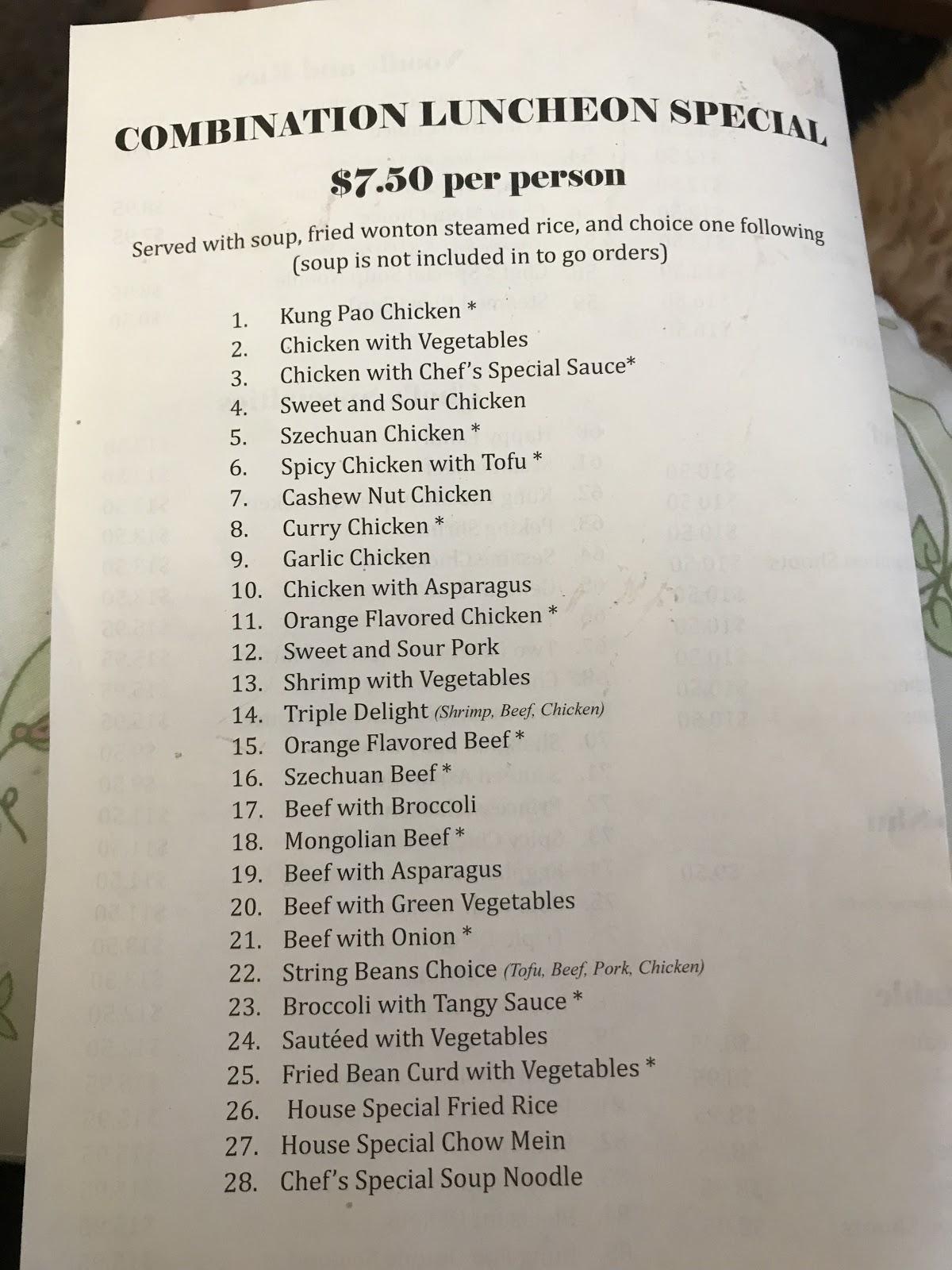 Menu at China Rim restaurant, Portland, 455 NW Saltzman Rd # B